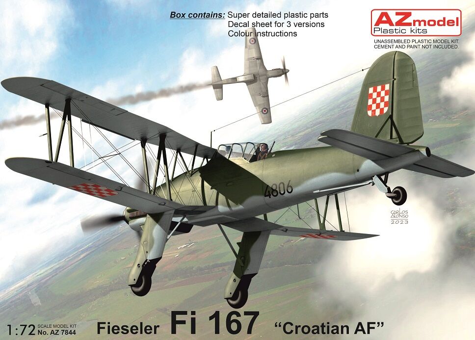 Fieseler Fi 167 "Croatian AF" | Plastikové modely - RC Auta - Doplňky ...