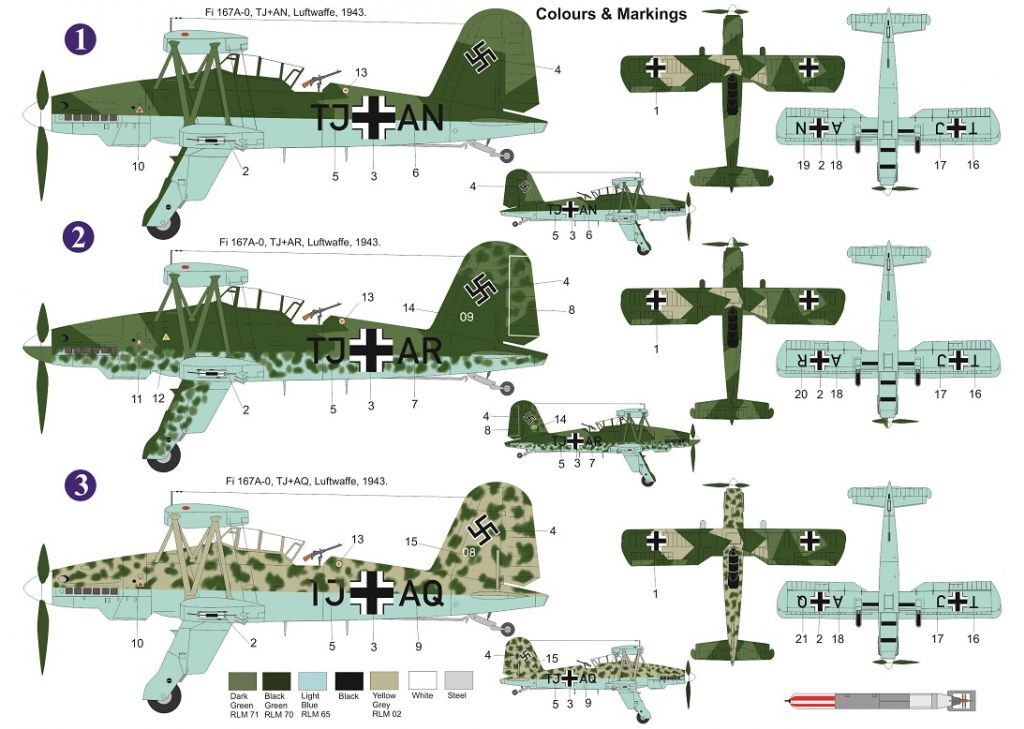 + Fieseler Fi 167A-0 "Luftwaffe" | Plastikové modely - RC Auta ...